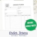 Order Form Editable Template Google Sheets, Small Business Order Form ...