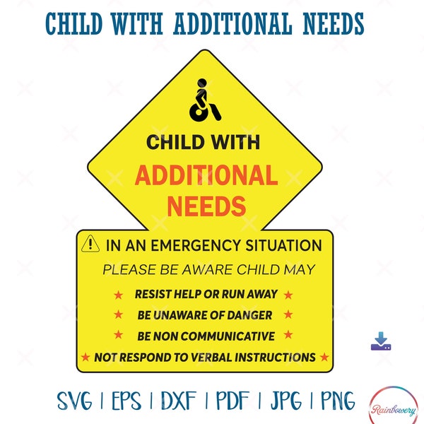 Special Needs Decals - Etsy