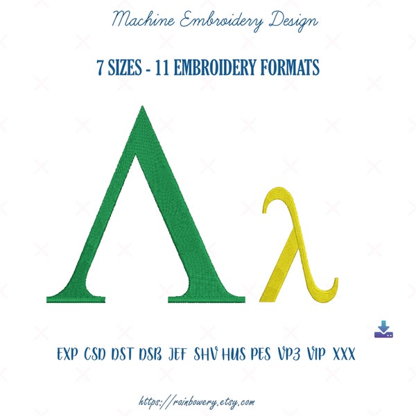 Lambda Greek Letter - Etsy