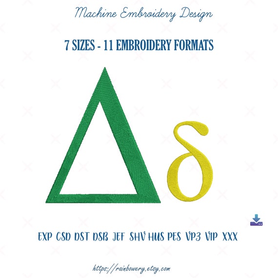 Griekse Delta Letter