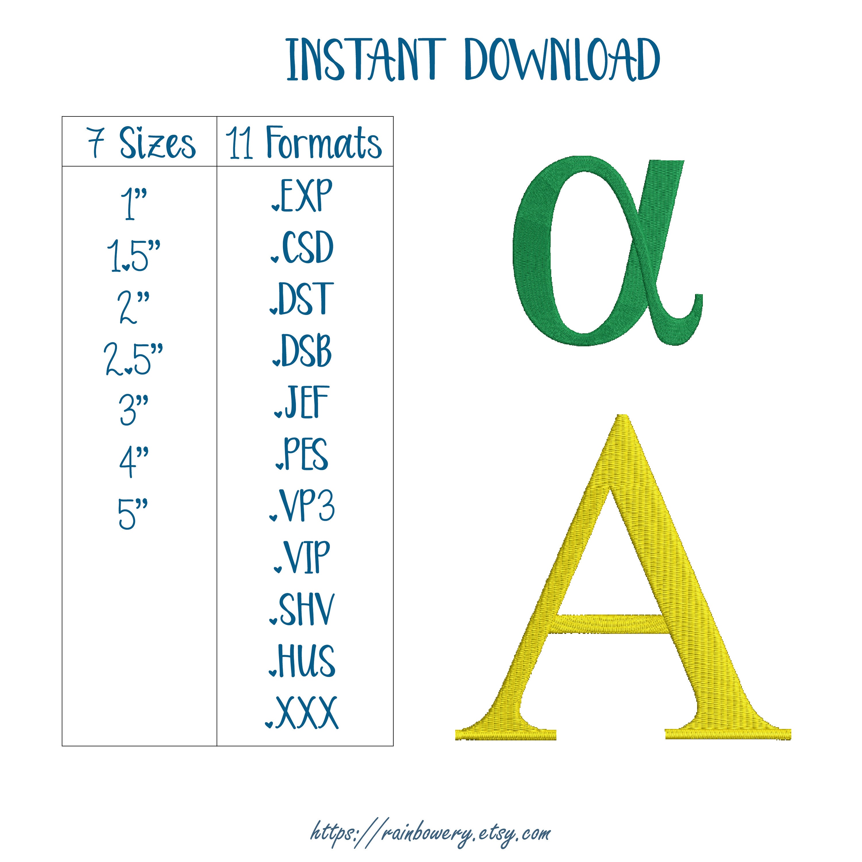 Alpha Letter Greek Embroidery Design Alpha Embroidery Design - Etsy