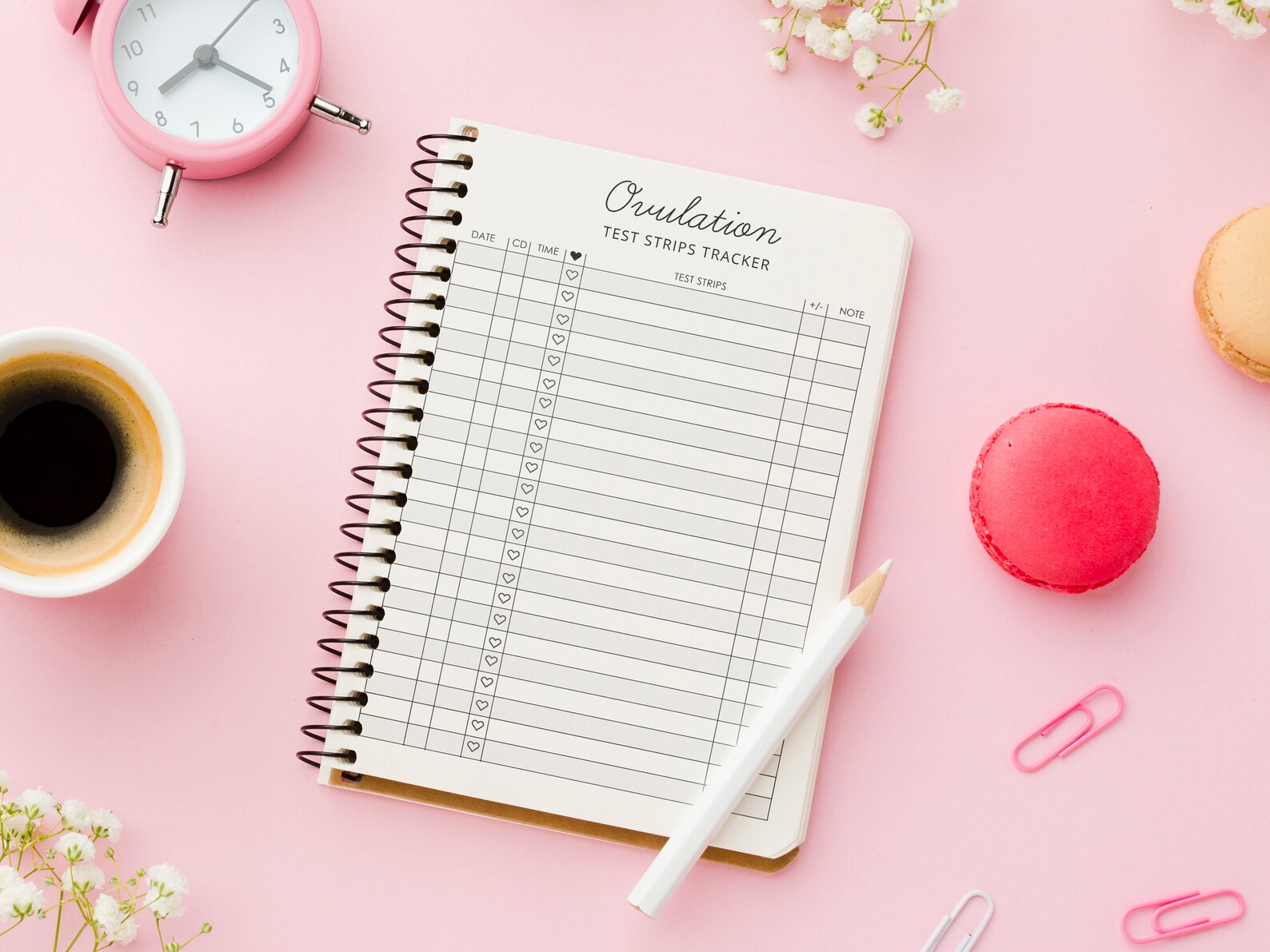 Ovulation Test Strips Tracker Pregnancy Test Strips Tracker | Etsy