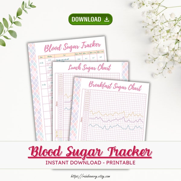 Blood Sugar Tracker - Etsy