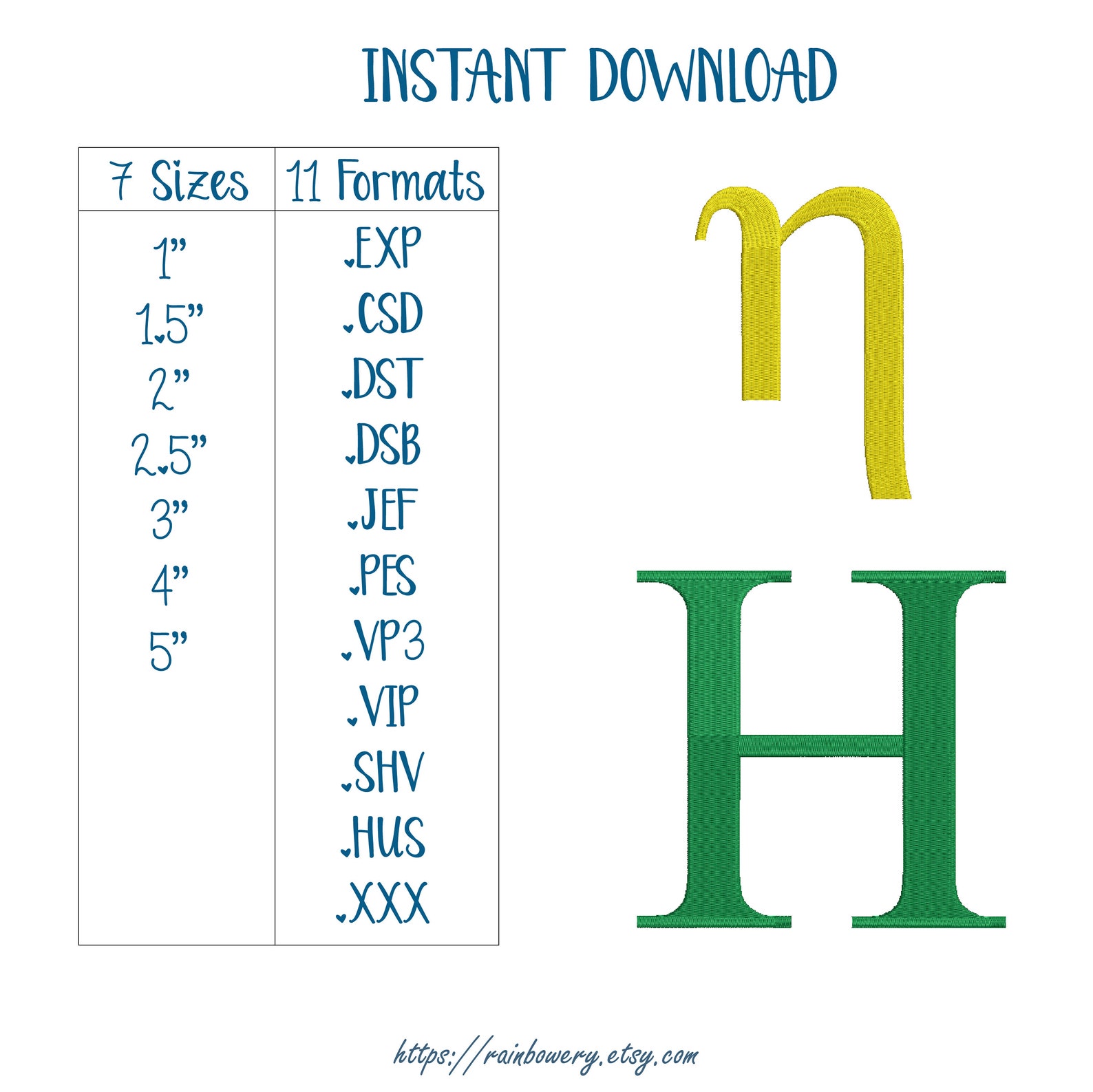 Eta Letter Embroidery Design, Eta Character Machine Embroidery Design ...