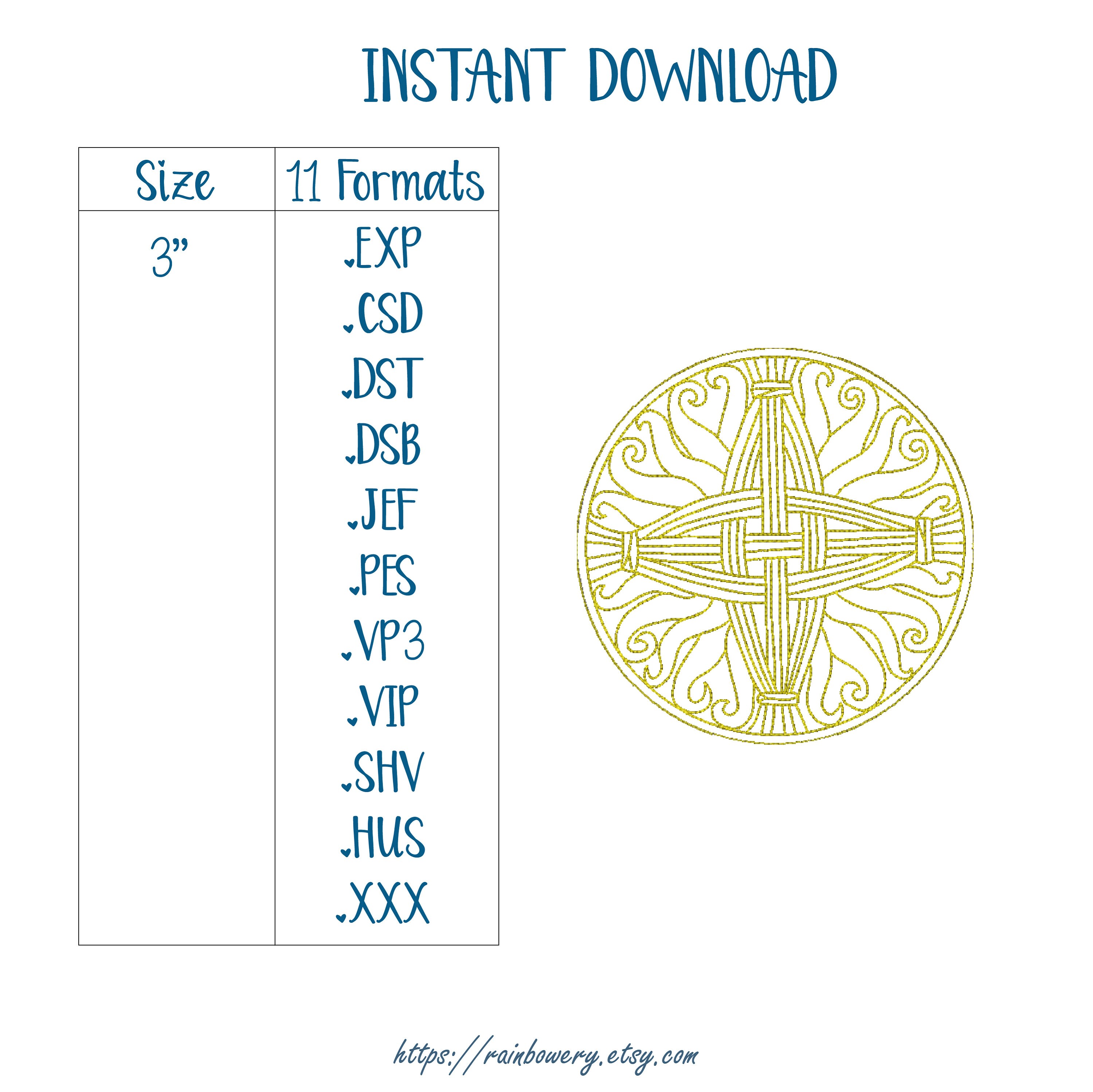 St. Brigids Cross Machine Embroidery Design, Brigit's Cross, Saint ...