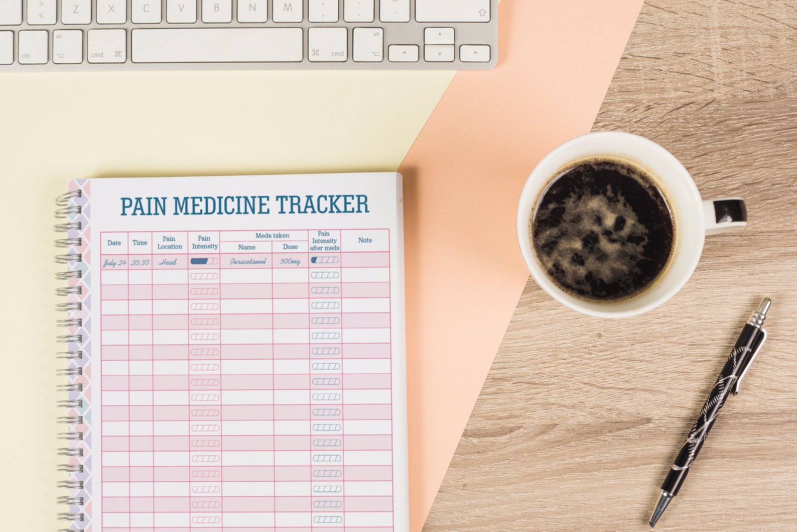 Pain Medicine Tracker, Pain Medication Tracker, Pain Meds Tracker ...