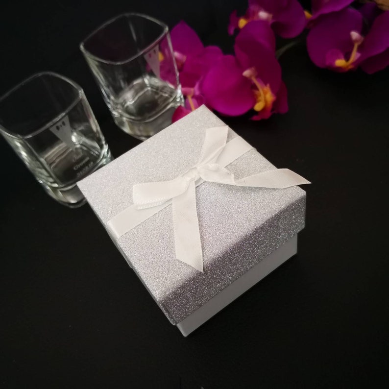 Engraved Wedding Shot Glass Optional Gift Box tumbler Flask - Etsy