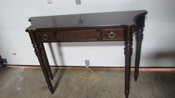 Mahogany Bombay Console Entry Table - Etsy