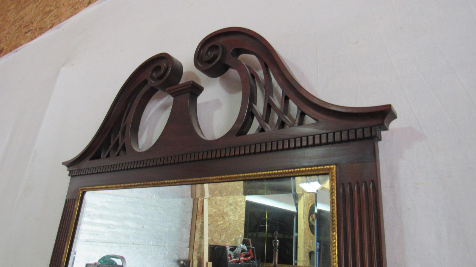 Henkel Harris Mahogany Designer Mirror - Etsy