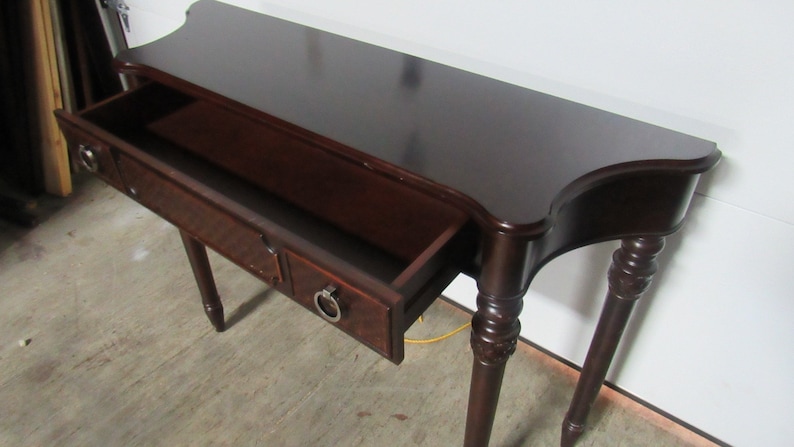 Mahogany Bombay Console Entry Table - Etsy