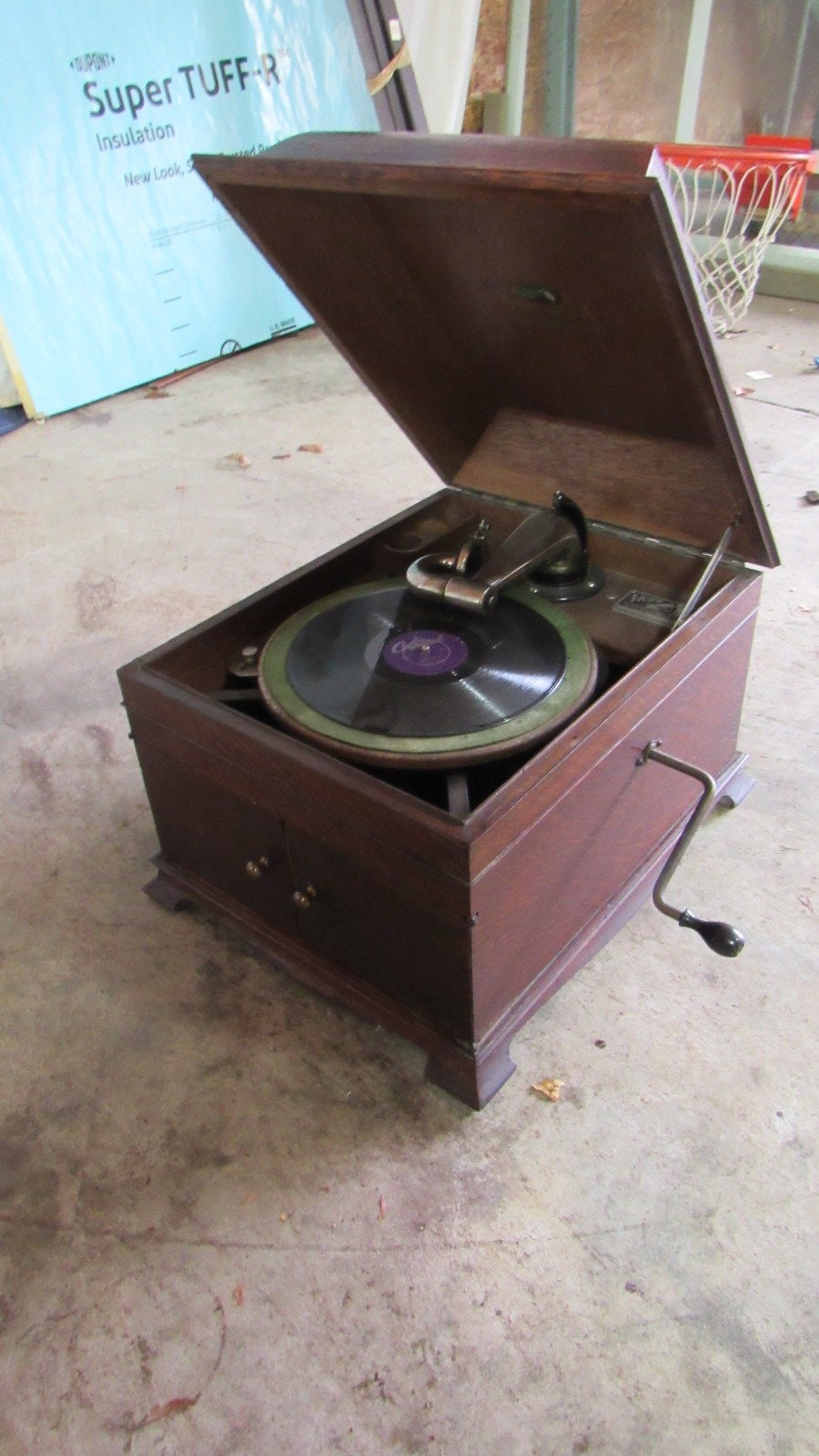 Victor Oak Victrola Music Box Antique Collectible Vintage - Etsy