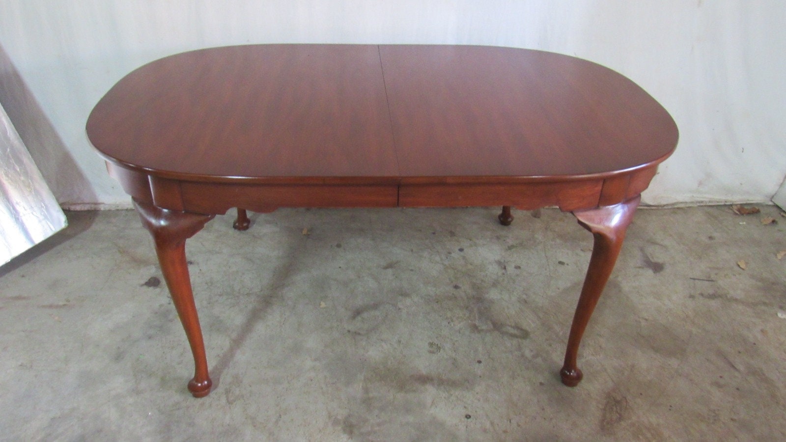 Henkel Harris Queen Anne Dining Room Table Cherry Three Leaves - Etsy