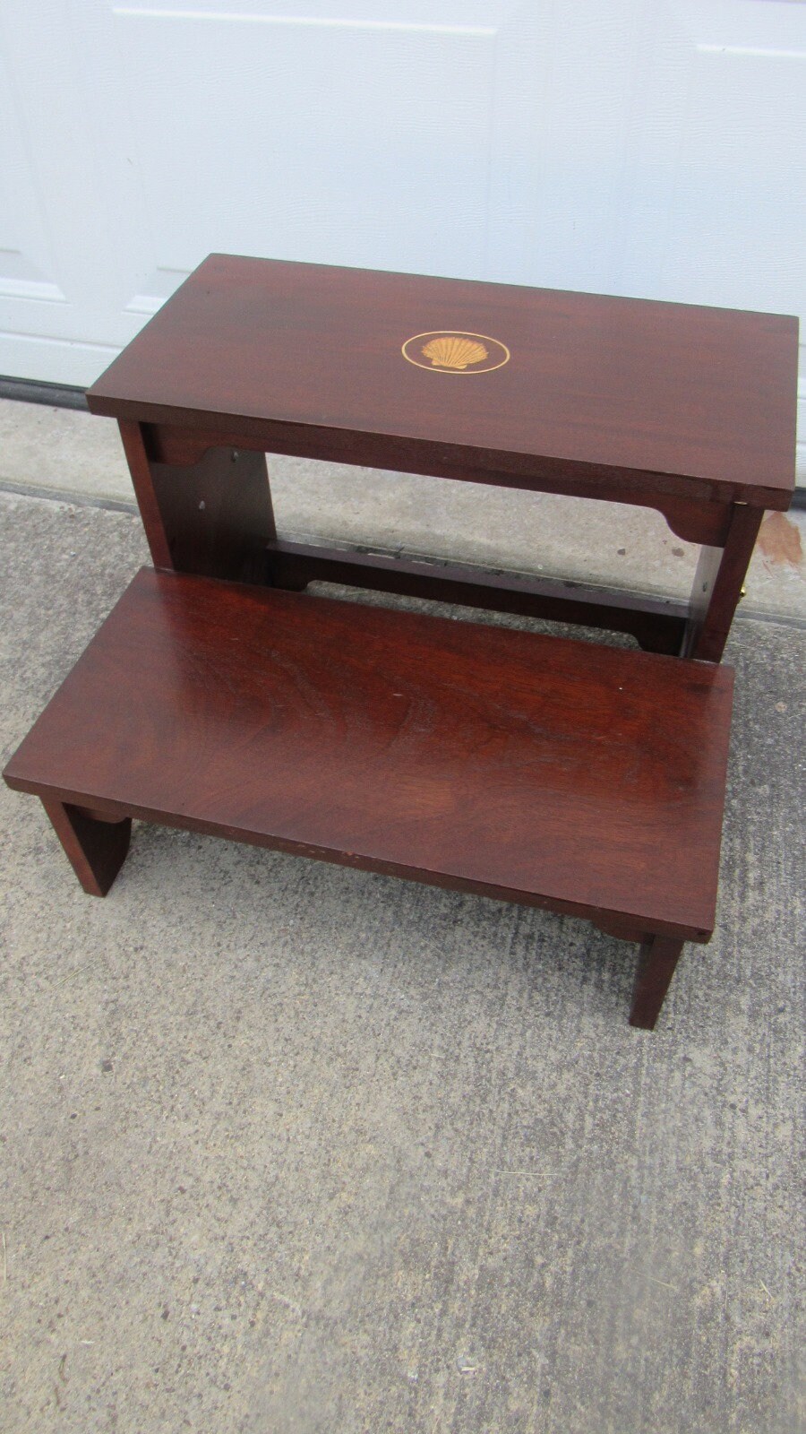 Mahogany Bed Steps Stool Mahogany Shell Design Nice - Etsy
