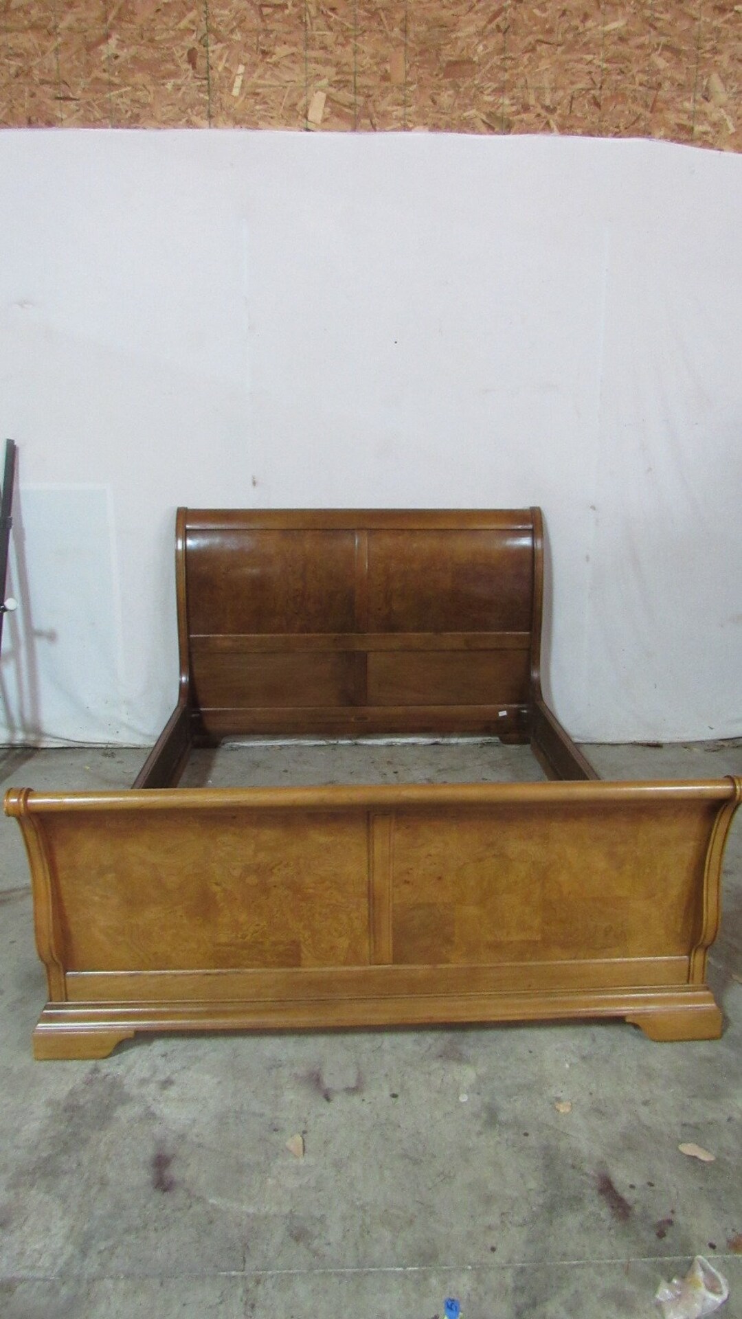 Thomasville Sleigh Designer Queen Bed Frame - Etsy