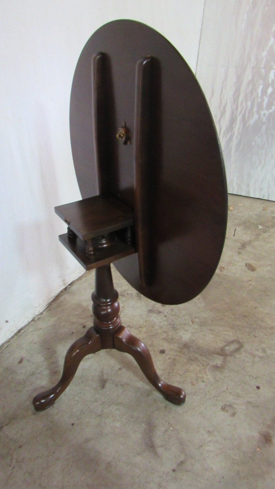 Ethan Allen Cherry Tilt Top Side Pedestal Table Designer - Etsy