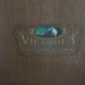 Victor Oak Victrola Music Box Antique Collectible Vintage - Etsy