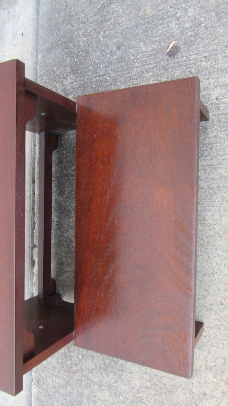 Mahogany Bed Steps Stool Mahogany Shell Design Nice - Etsy