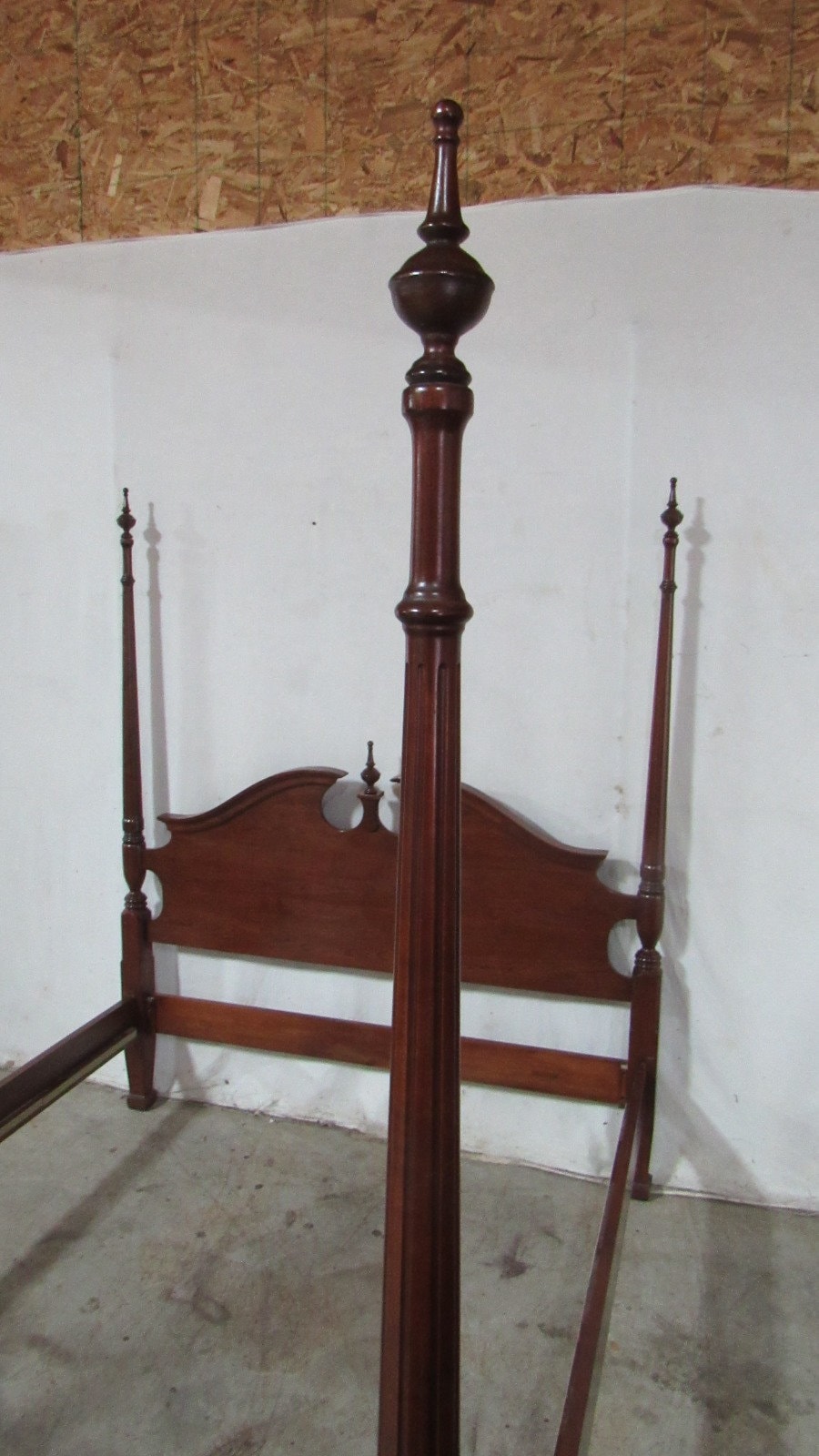 Harden Queen Size Poster Bed Carved Cherry - Etsy