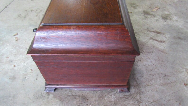 Victor Oak Victrola Music Box Antique Collectible Vintage - Etsy