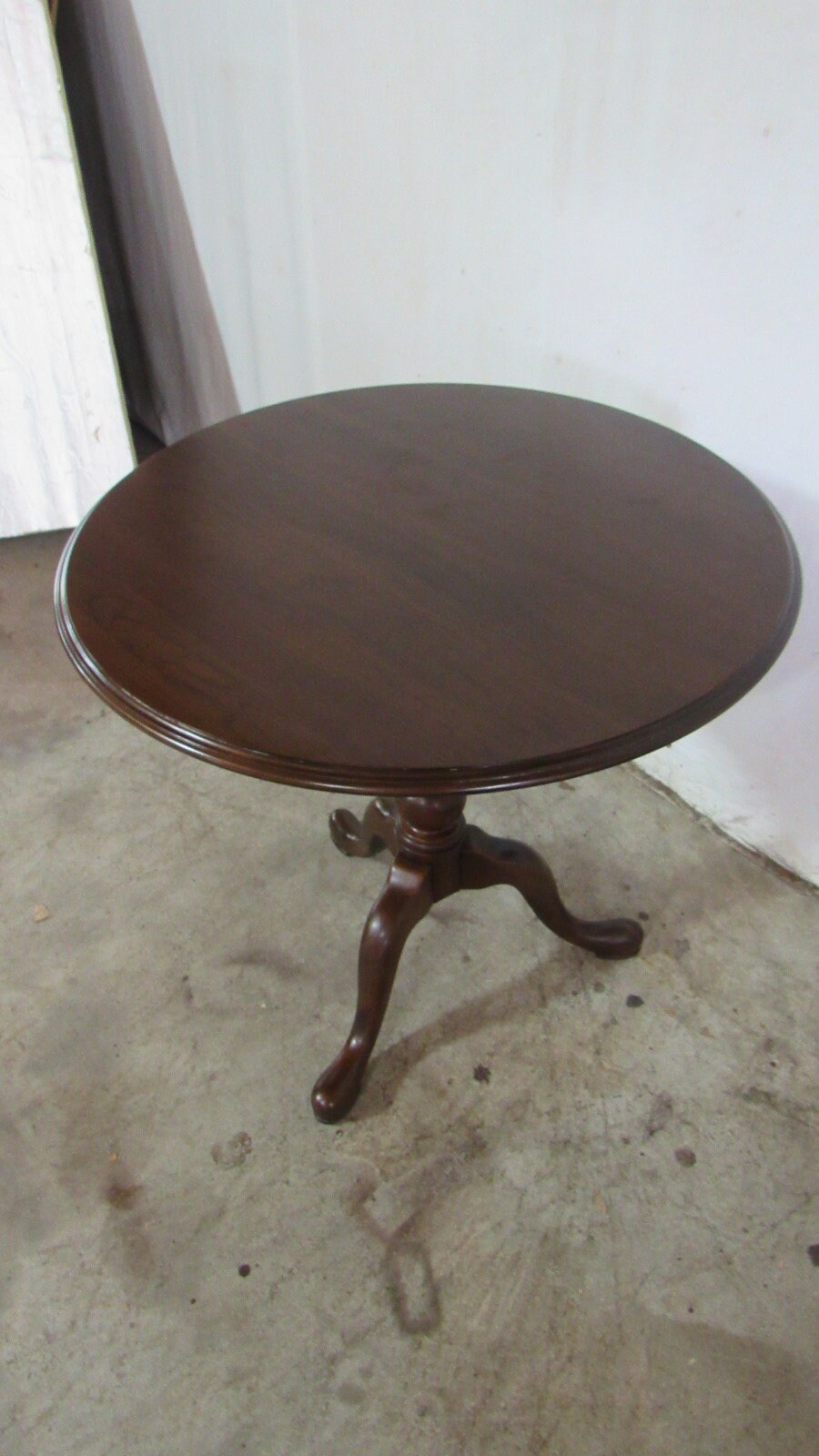Ethan Allen Cherry Tilt Top Side Pedestal Table Designer - Etsy