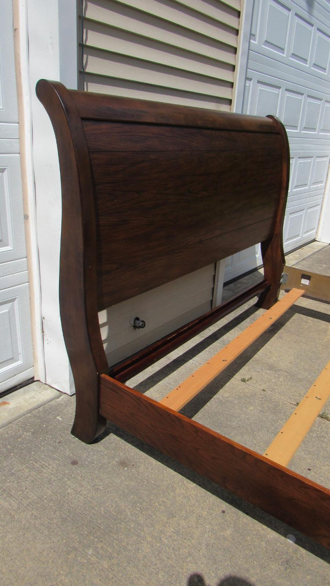 Pulaski King Size Sleigh Bed Designer - Etsy