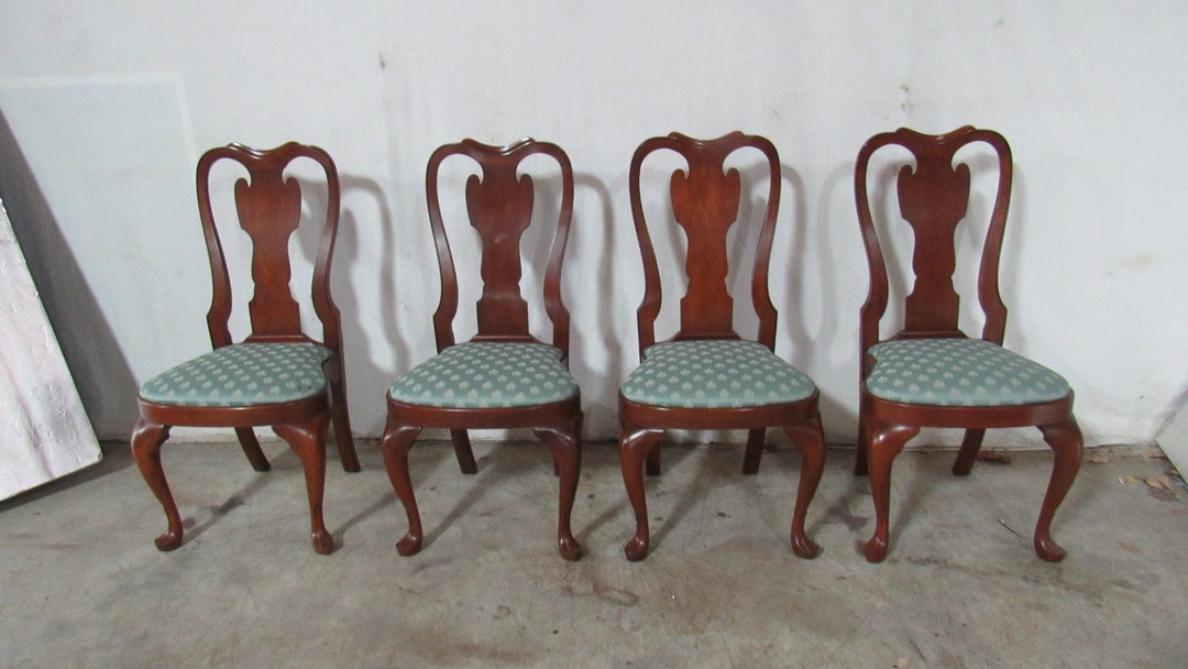 Henkel Harris Set Dining Room Chairs Cherry Designer - Etsy