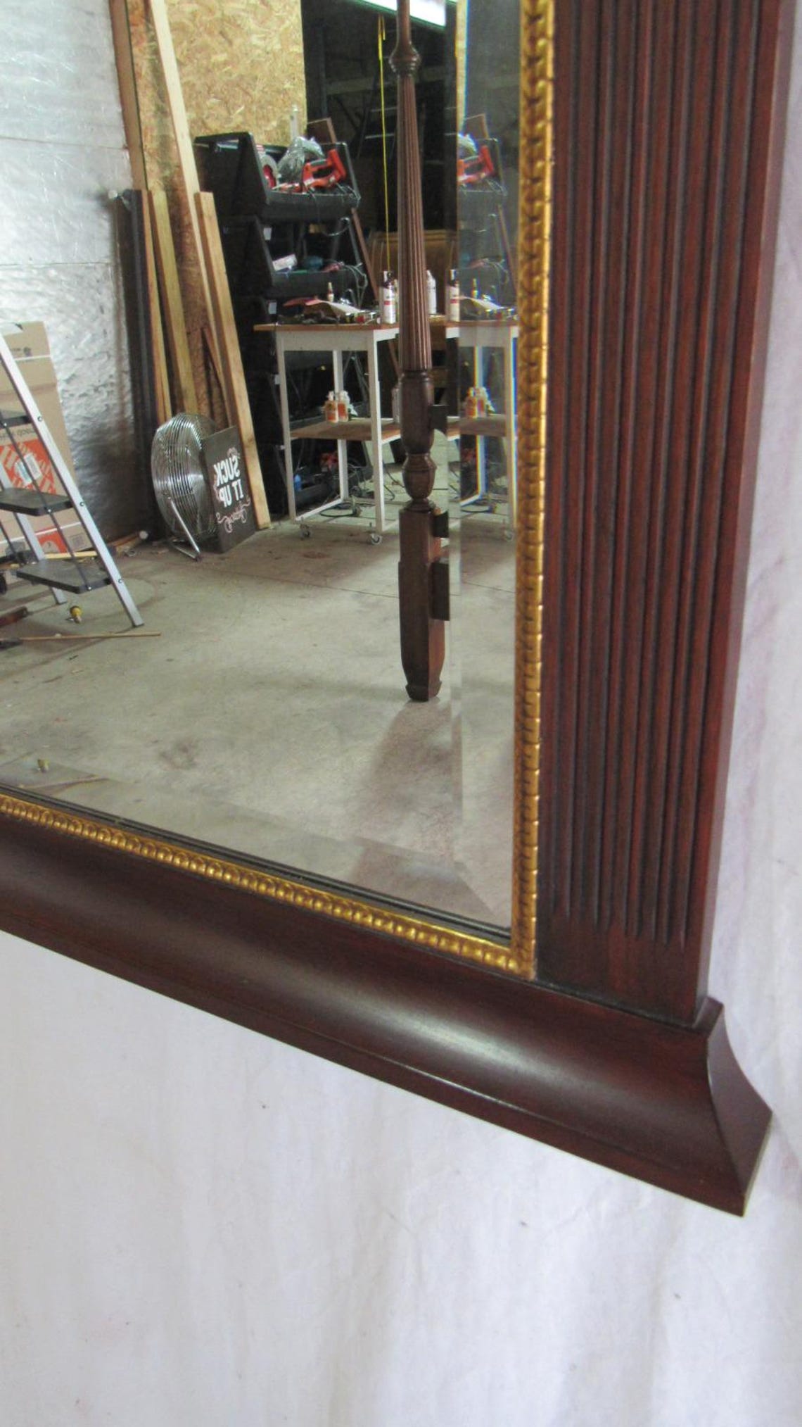 Henkel Harris Mahogany Designer Mirror - Etsy