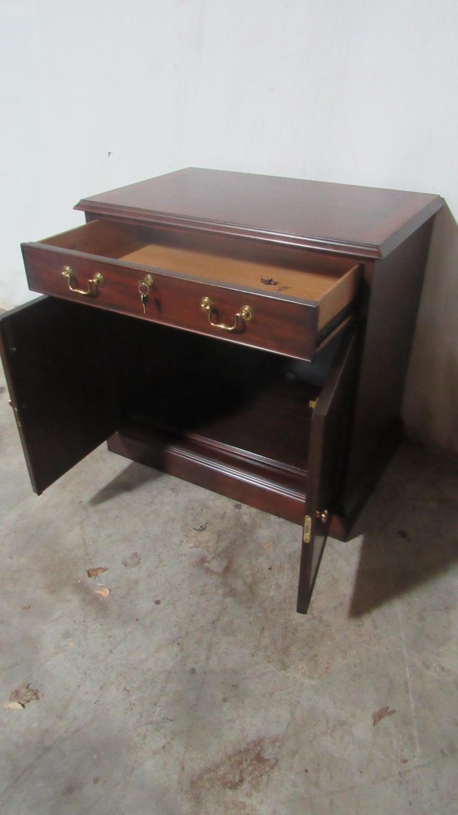 Henkel Moore Credenza Deskcabinet Mahogany - Etsy