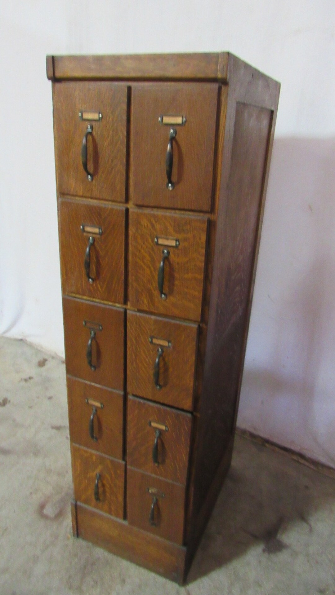 Antique Oak File Cabinet Cupboard Rare - Etsy