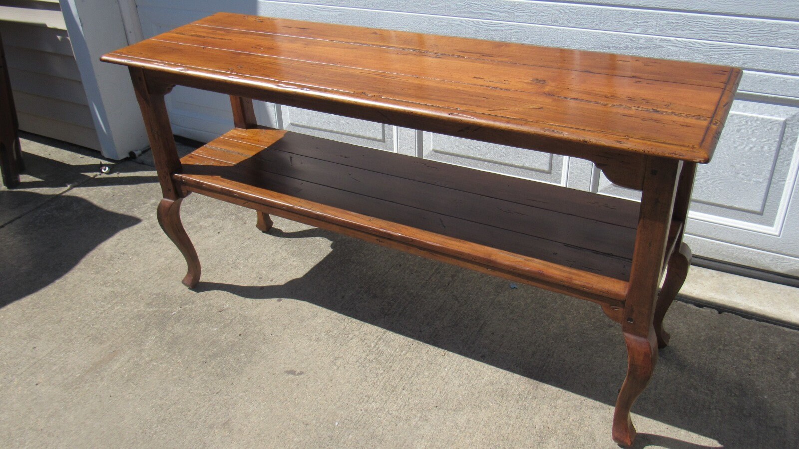 Ethan Allen Pine Console Sofa Table Rustic - Etsy