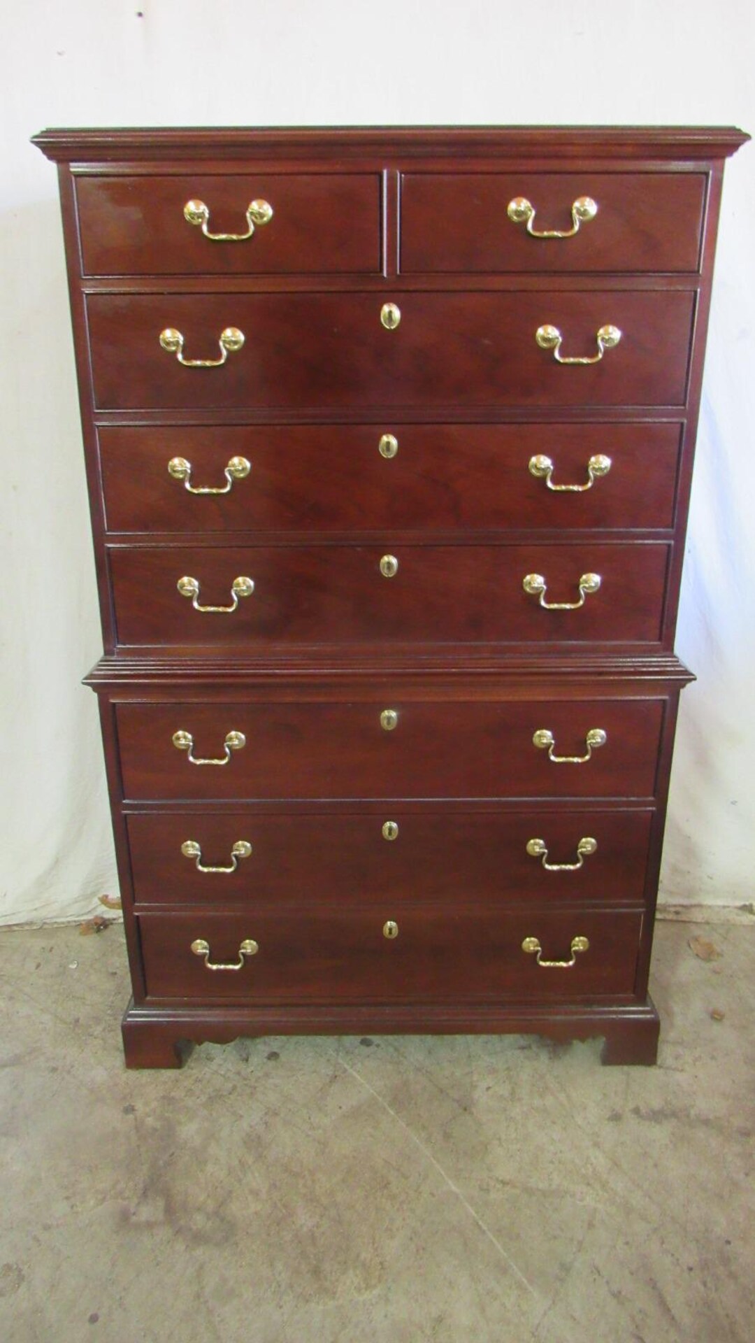 Thomasville Mahogany Tall Chest of Drawers - Etsy
