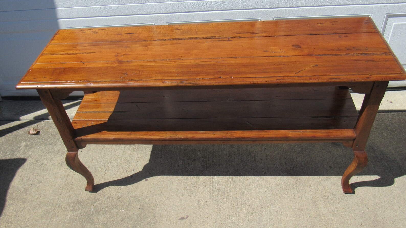 Ethan Allen Pine Console Sofa Table Rustic - Etsy