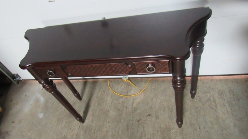 Mahogany Bombay Console Entry Table - Etsy