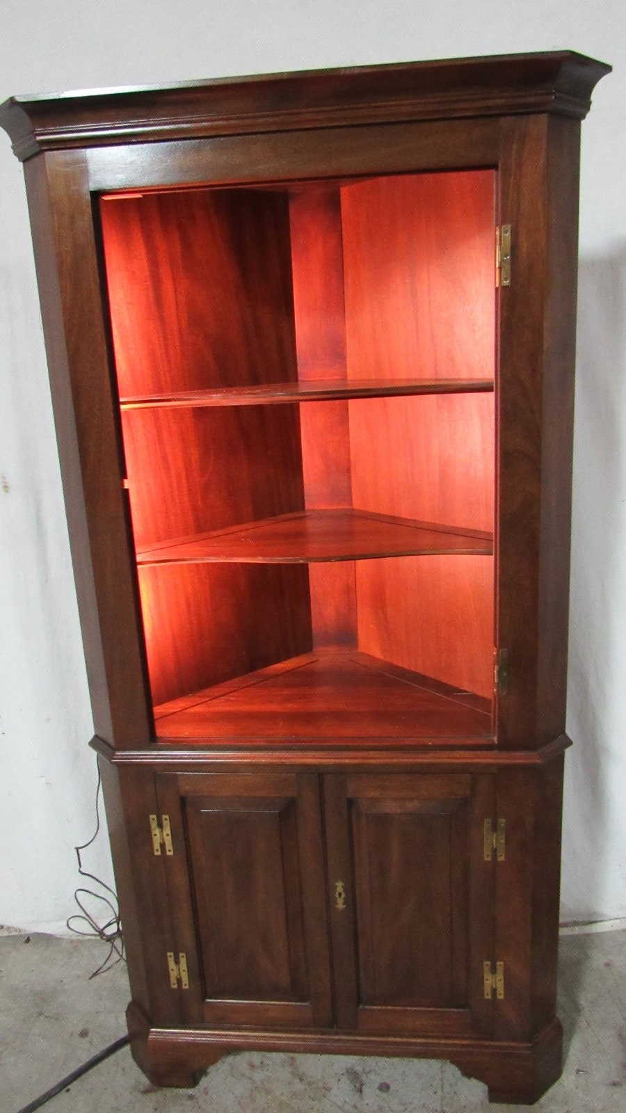Corner cherry cabinet store