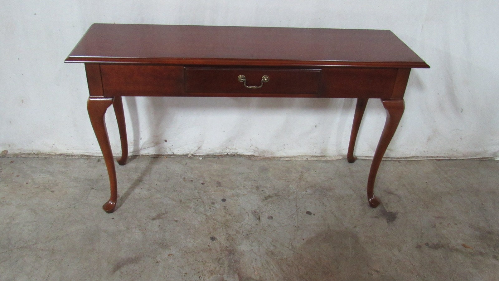 Cherry Thomasville Impressions Console Sofa Table With Drawer - Etsy