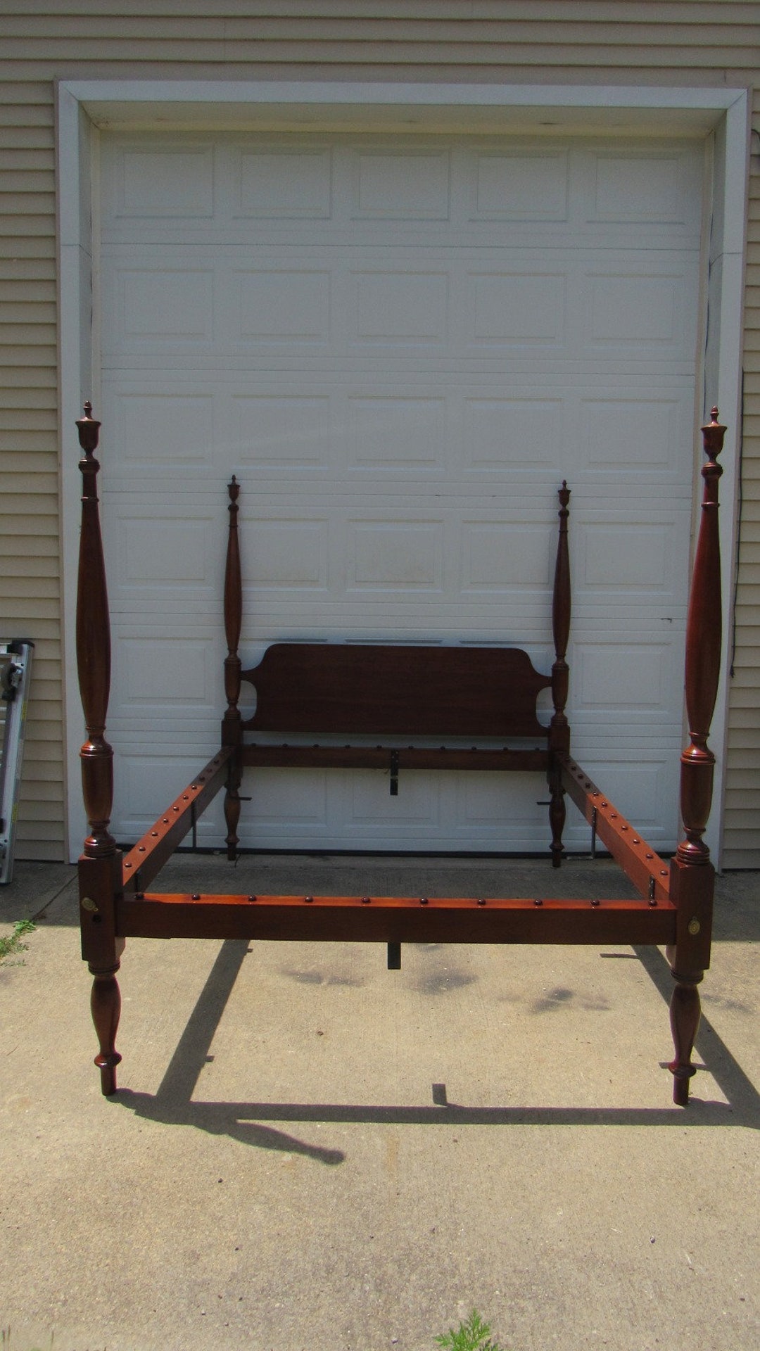 Henkel Harris Queen Poster Bed Cherry Designer - Etsy