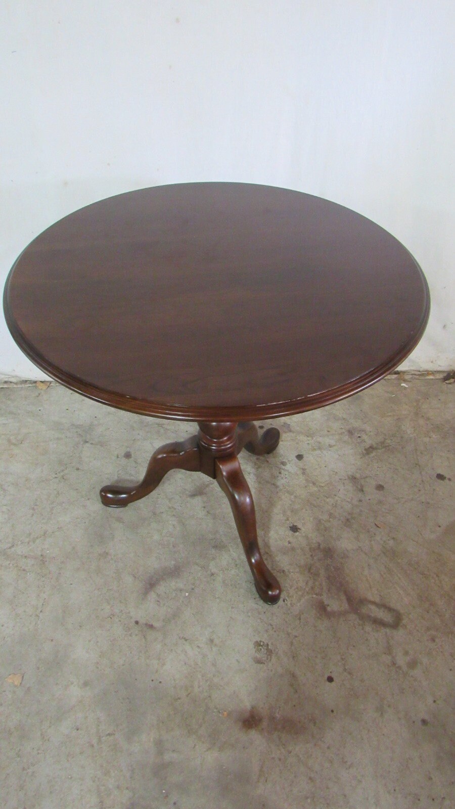 Ethan Allen Cherry Tilt Top Side Pedestal Table Designer - Etsy