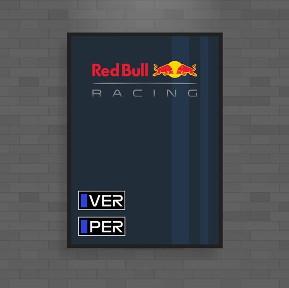 A4 Red Bull Racing Team F1 Matte Poster Print 2021 Art. Max | Etsy
