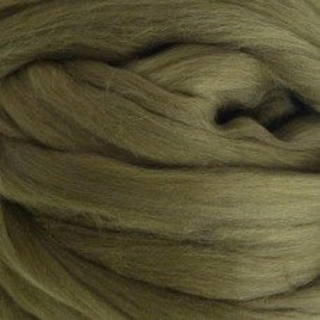 Merino Wool Combed 21.5 micron 2.75"/70mm staple length Foxglove ...
