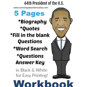 Printable Famous People in History Workbook - Presidents, Inventors ...