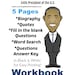 Printable Famous People in History Workbook - Presidents, Inventors ...
