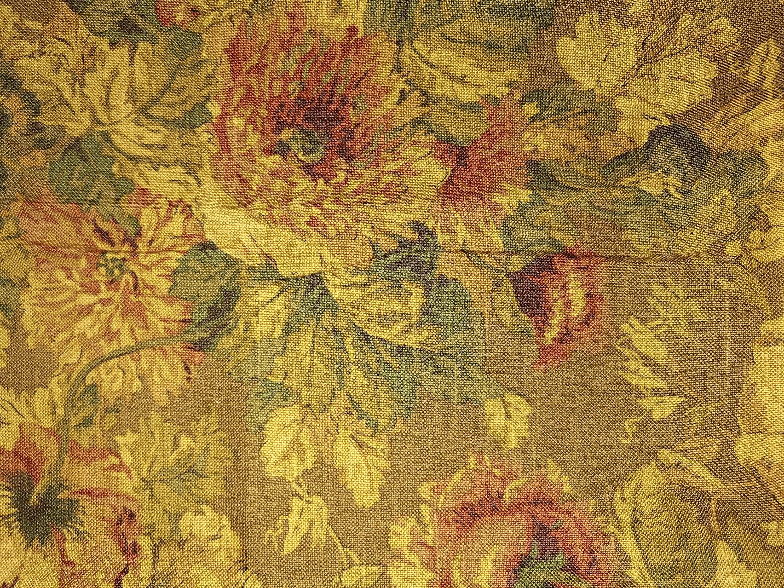 Covington Ind 6pc Ingrid Finnan Design Poppies Pattern Linen/viscose ...