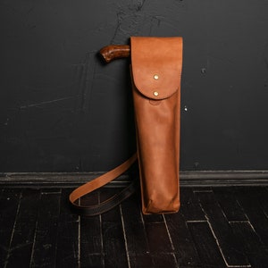 All Colors - Bag for Walking Stick Storage, Walking Cane Case Leather ...