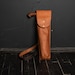Brown Bag for Walking Stick Storage, Walking Cane Case Leather Cane ...