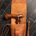 Brown Bag for Walking Stick Storage, Walking Cane Case Leather Cane ...