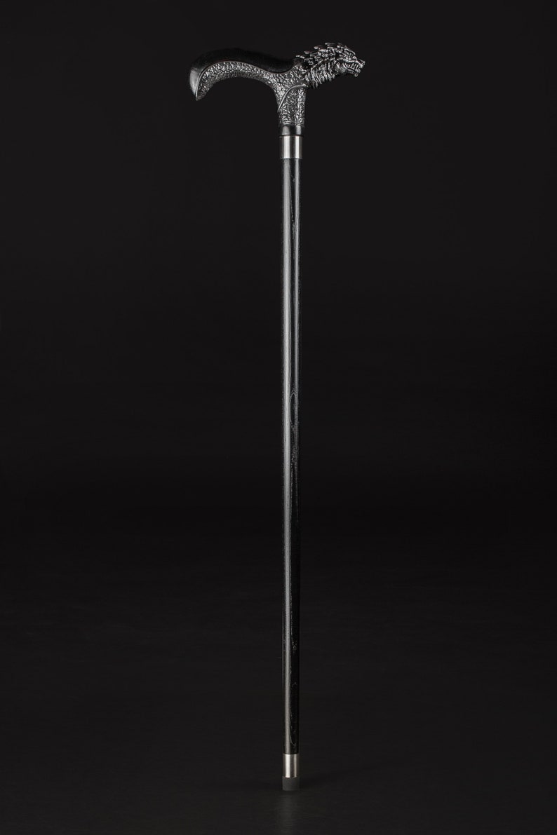 Mutant Dinosaur Walking Cane Handmade Natural Wood Monster - Etsy