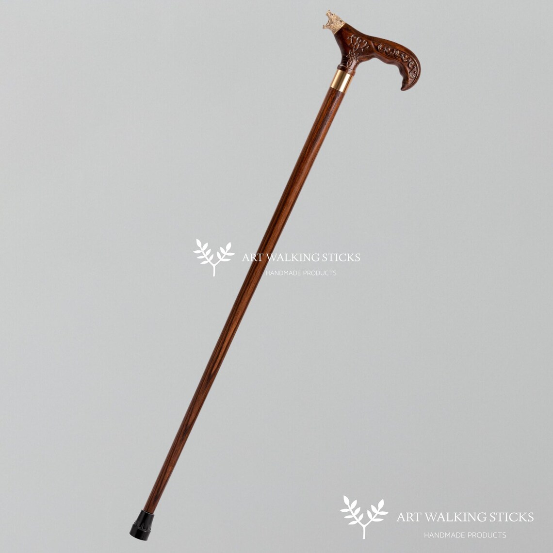 Bear Luxury Walking Cane for Men, Cool Fasionable Handle Brass Bear ...