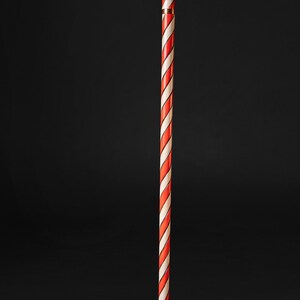 Wooden Candy Walking Cane Christmas, Hand Painted Red White - Etsy