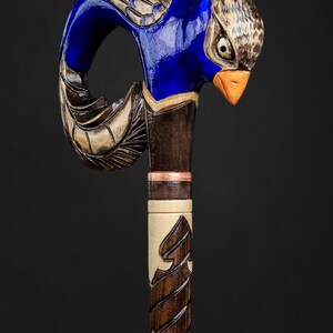 Phoenix Wooden Cane With Carved Handle: Decorative and Functional Wood ...