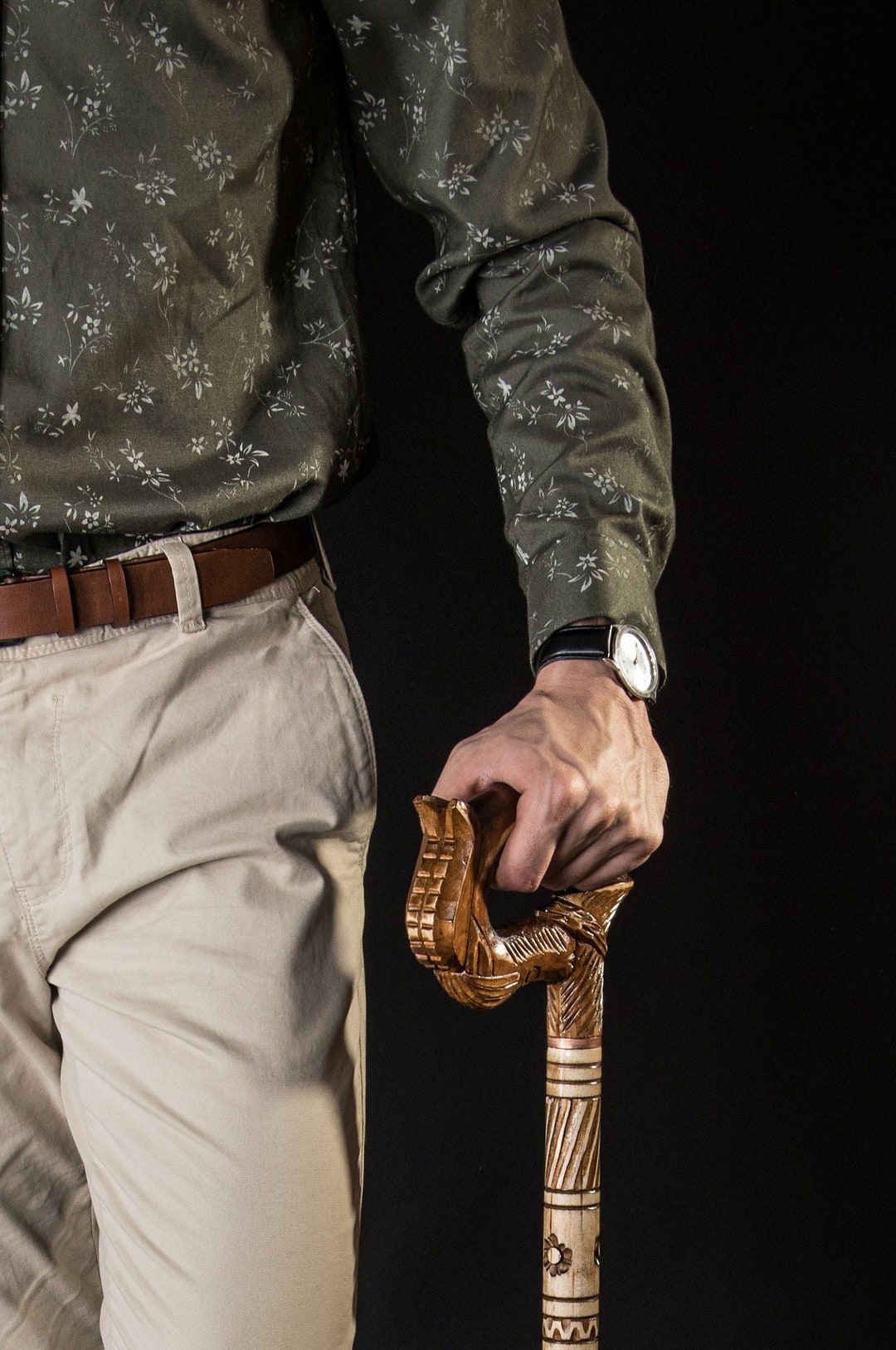 Luxury Walking Cane for Men Hand Carved Horse Unique Handle - Etsy